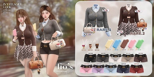 Second Life Marketplace - .:Fio's - Ivy League Look - set13:.